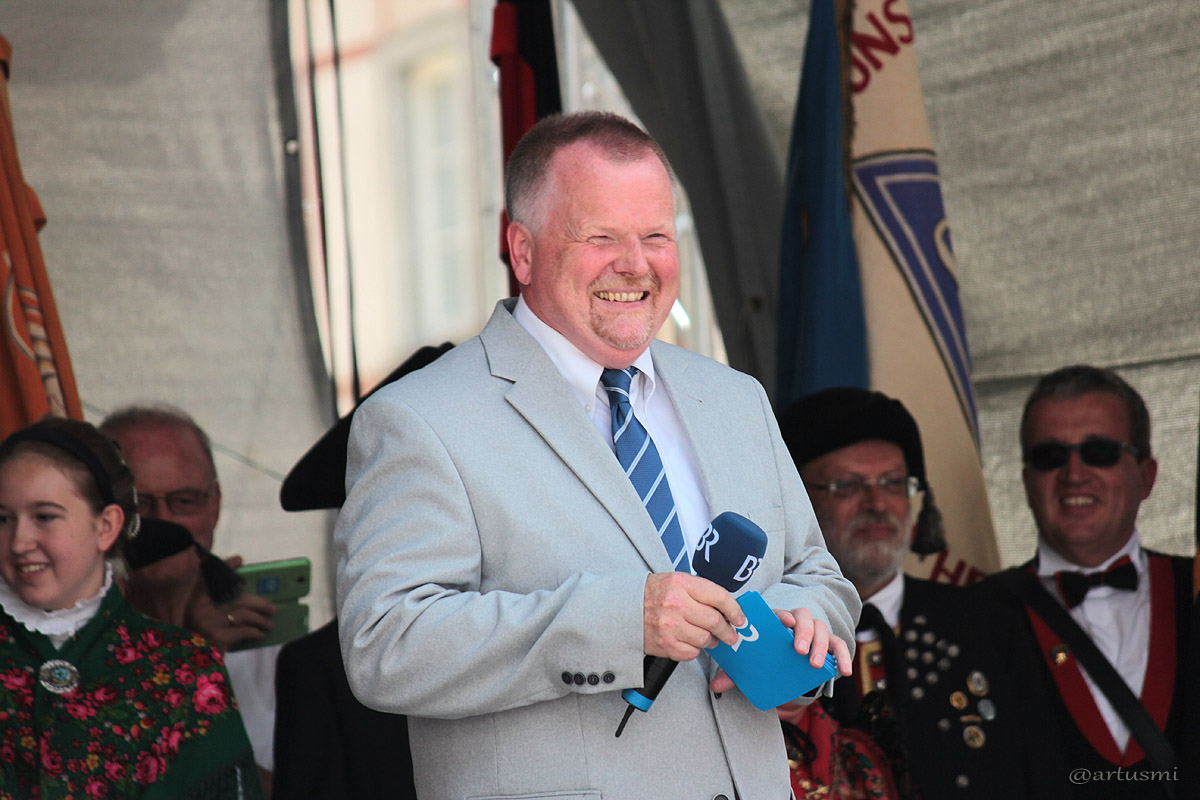 Eberhard Schellenberger, Journalist und Leiter des Studio Mainfranken des Bayerischen Rundfunks ...