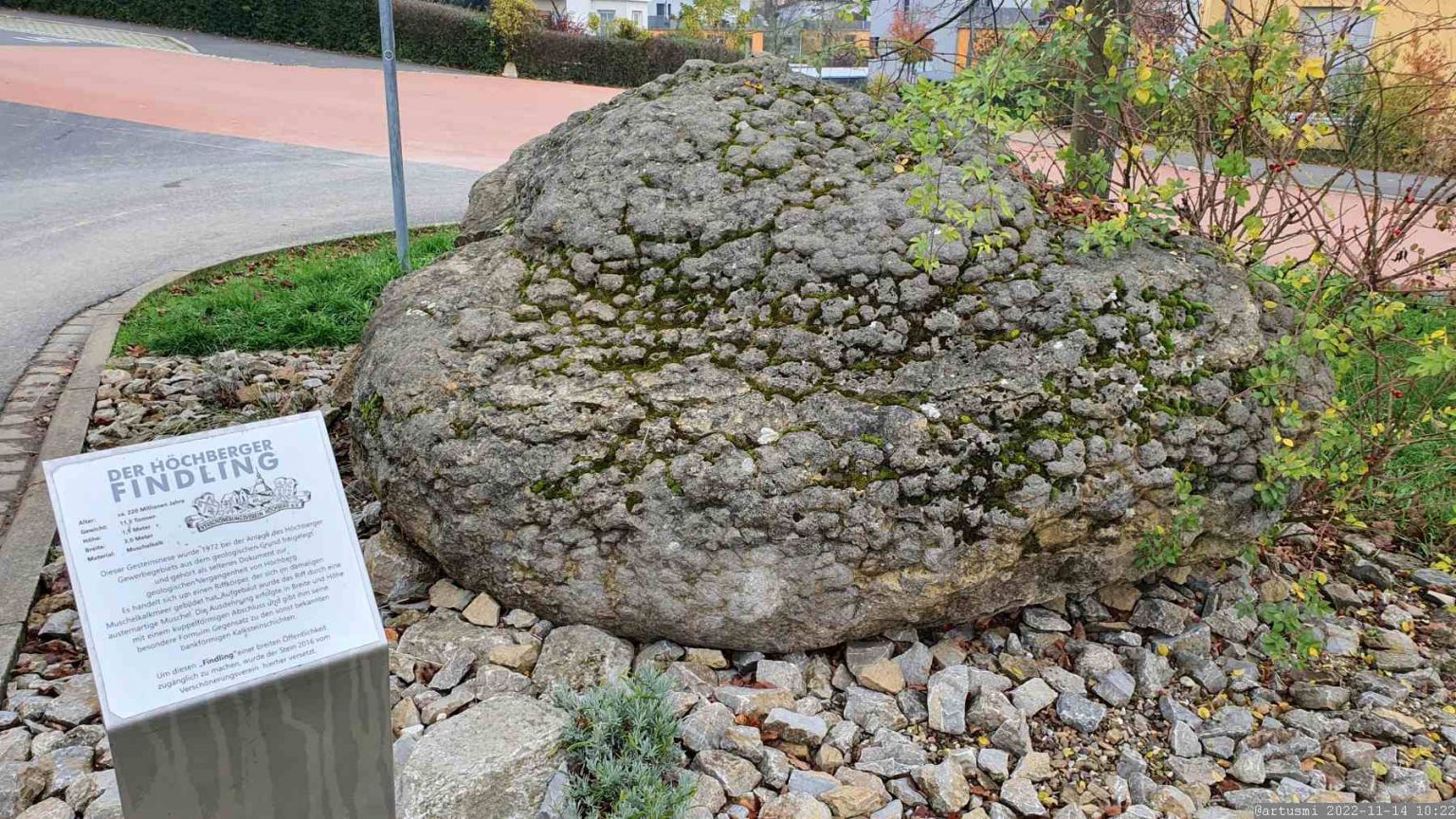 Der Höchberger Findling - Arts Fotos